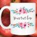 Personalized Mug Custom Mug Calligraphy Name Custom Coffee - Etsy