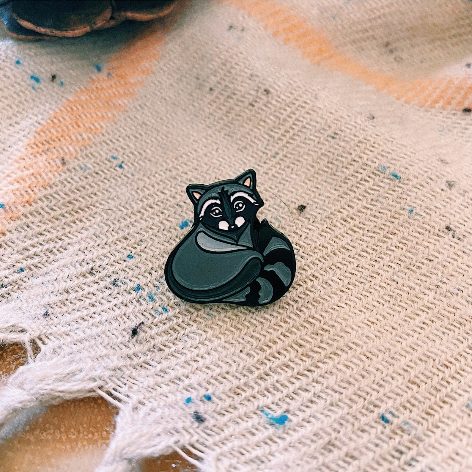 Raccoon Enamel Pin Raccoon Pin Trash Panda Animal Enamel - Etsy