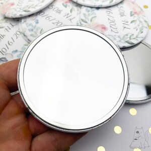 Personalized Compact Mirror With Custom Image, Photo, Logo or Text ...