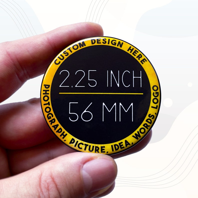 2.25 Inch Custom Pin-button custom Pins Personalized Logo - Etsy