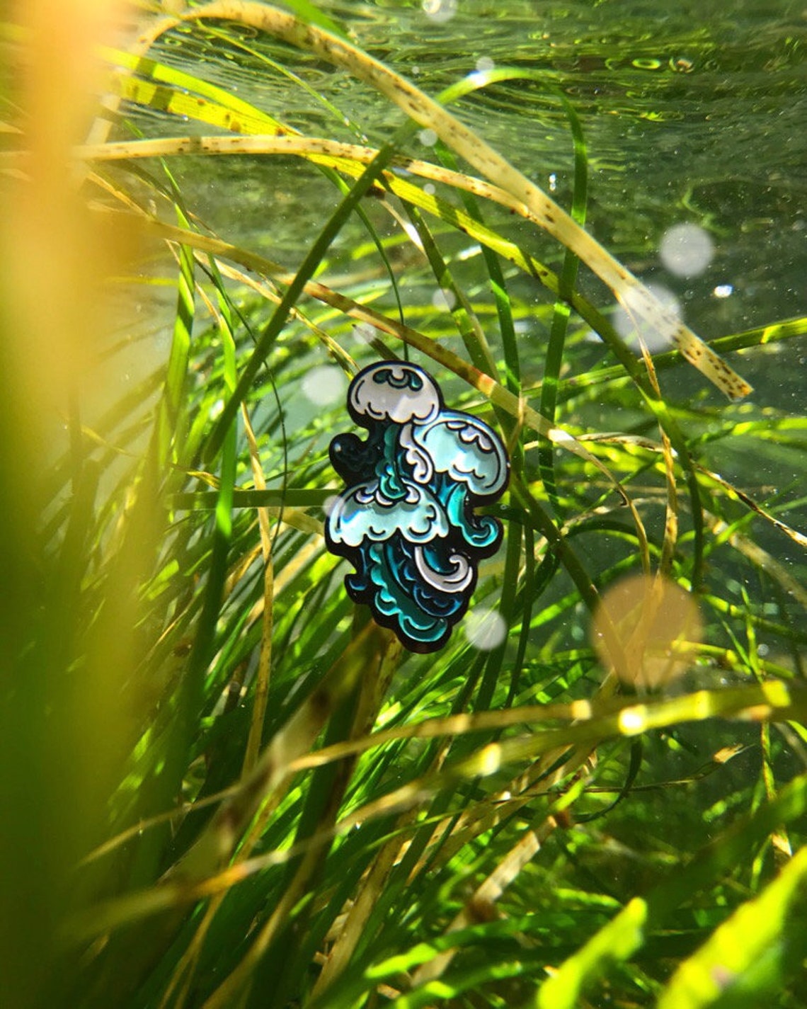 Jellyfish enamel pin jellyfish pin jellyfish brooch | Etsy