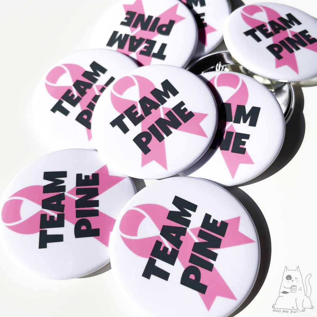 Custom Color Ribbon Pin Back, Personalized Cancers Awareness Ribbon ...