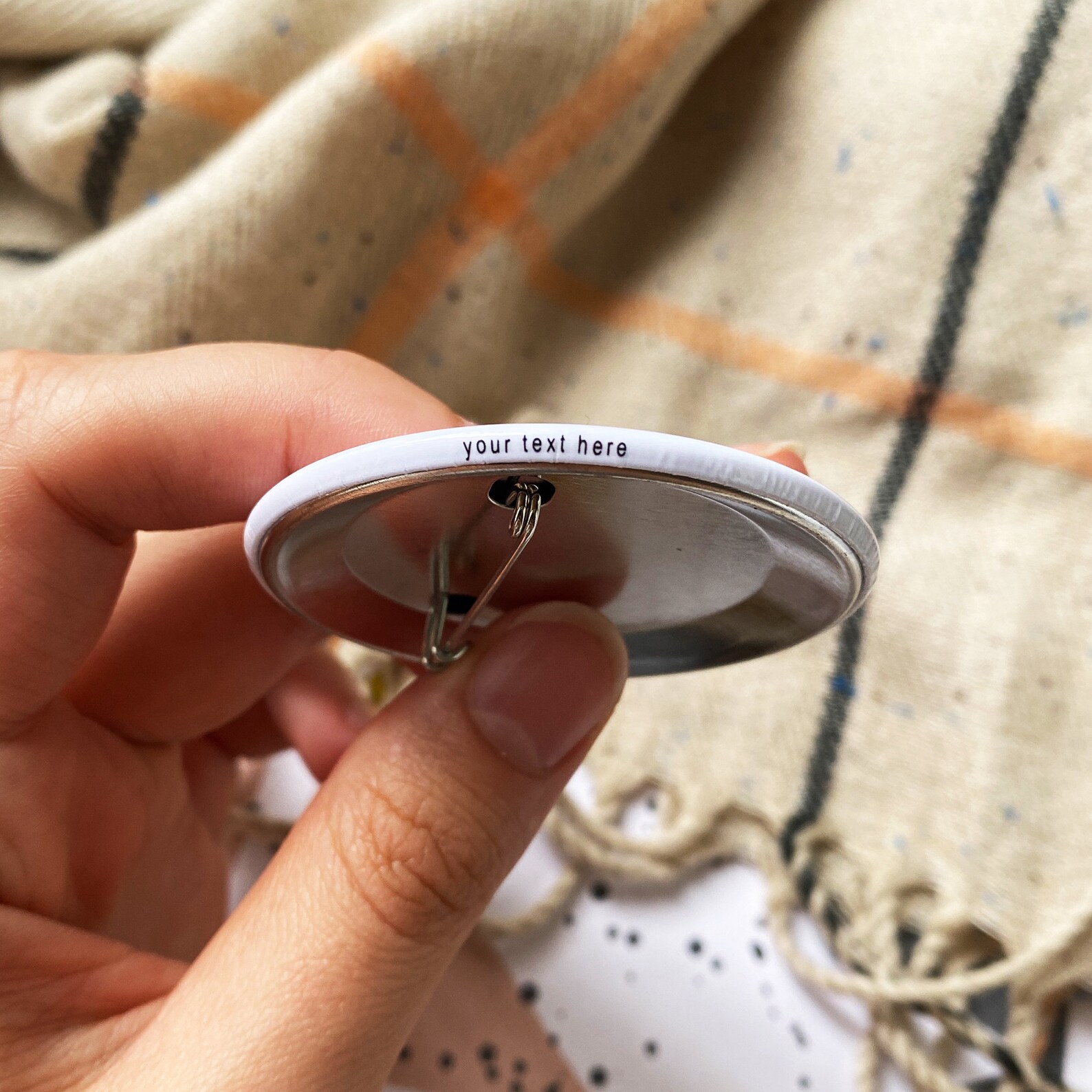 2.25 Inch Custom Pin-button custom Pins Personalized Logo - Etsy