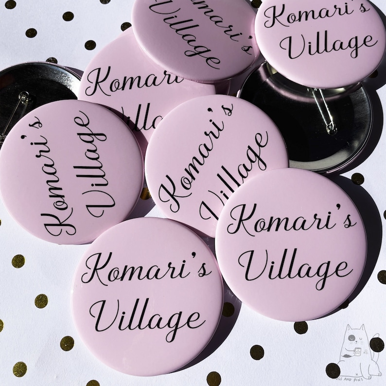 3 Inch Custom Buttons (custom Pins, Personalized Logo, Promotional Button) - Etsy