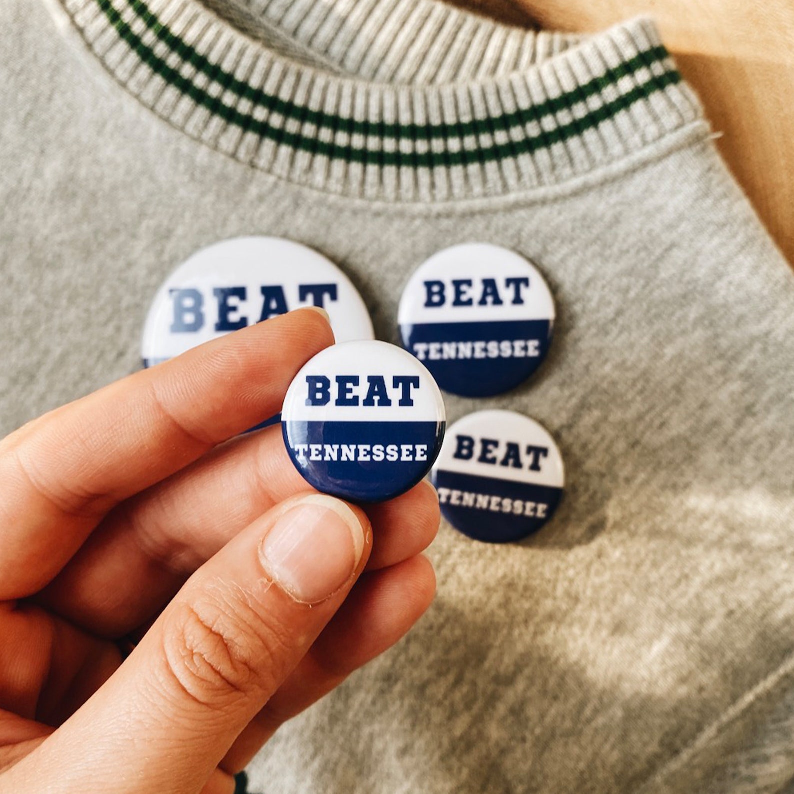 Game Day Custom Pins, University Pins, Football Button, Button Pin ...