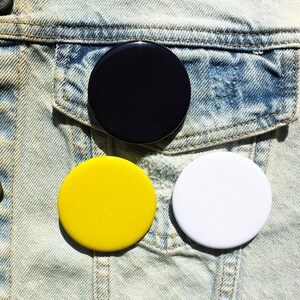 Blank Colorful Button, Blank Face Pin for Craft, Design Your Own ...