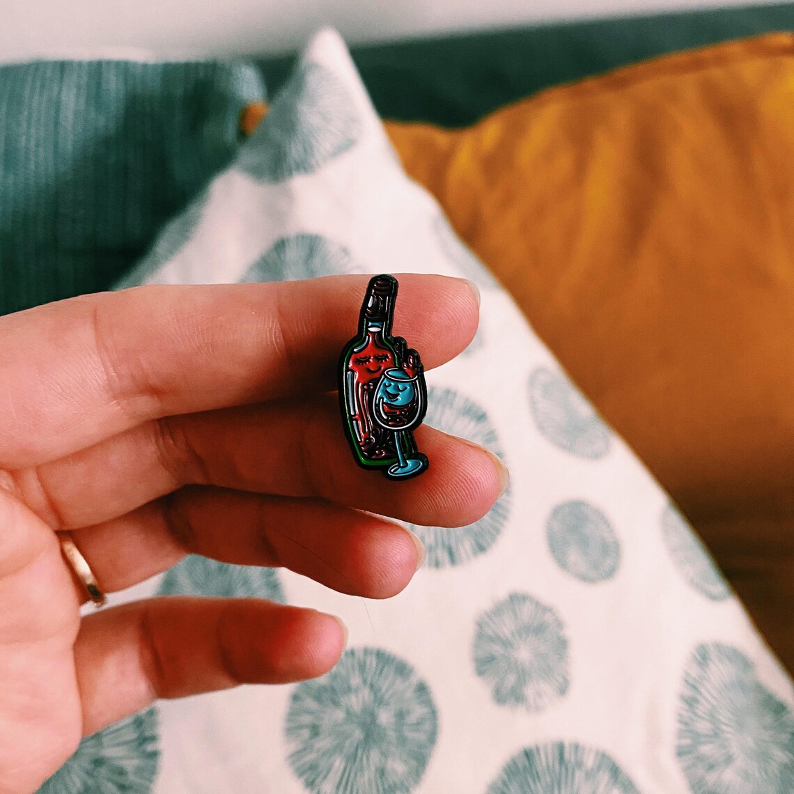 Wine Enamel Pin Red Wine Pin Wine Shop Wine Club Wine Pin | Etsy