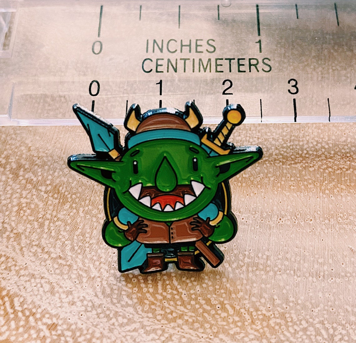 Goblin Enamel Pin Green Goblin Enamel Pin Goblin Pin Pin Etsy