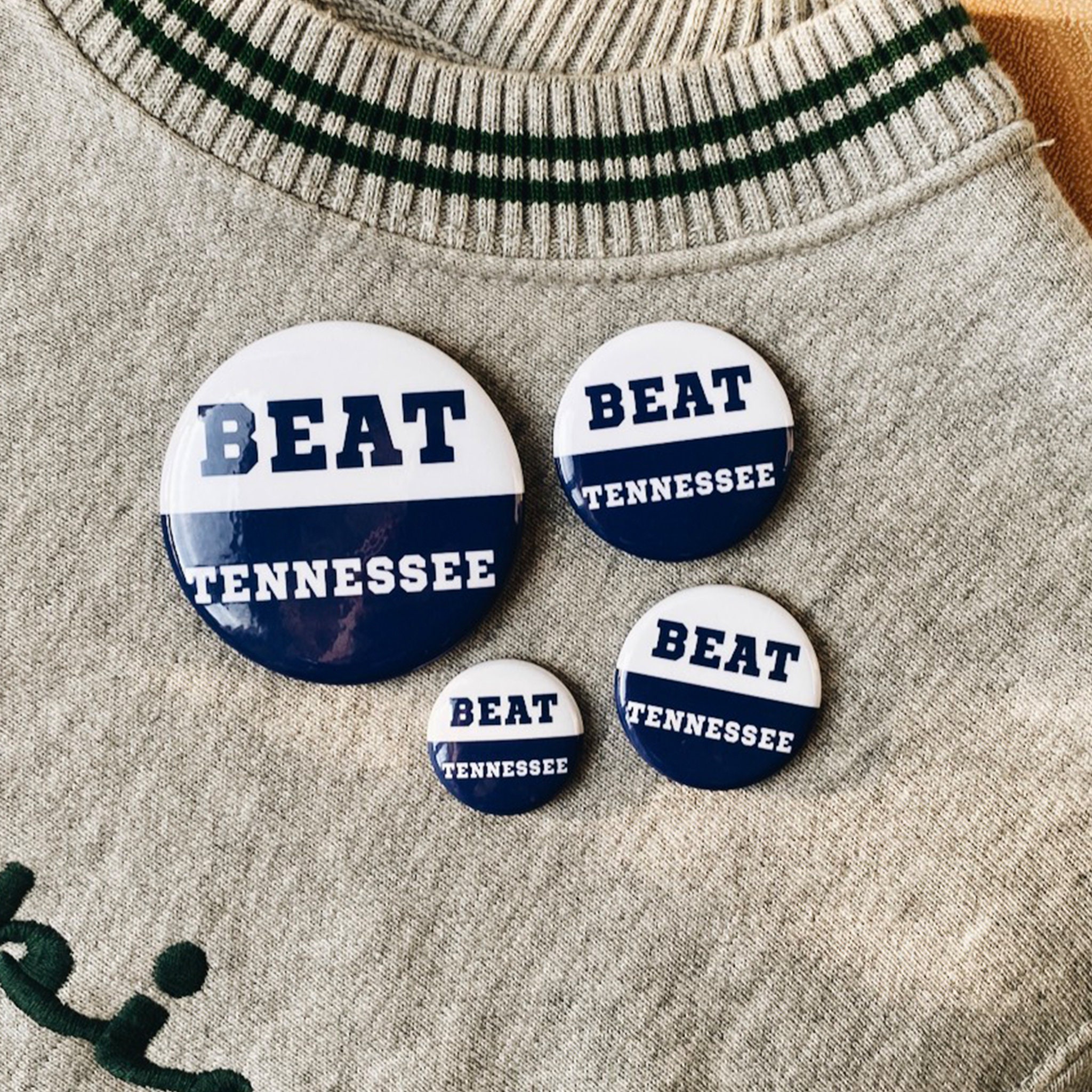 Game day custom pins University pins Football button Button | Etsy