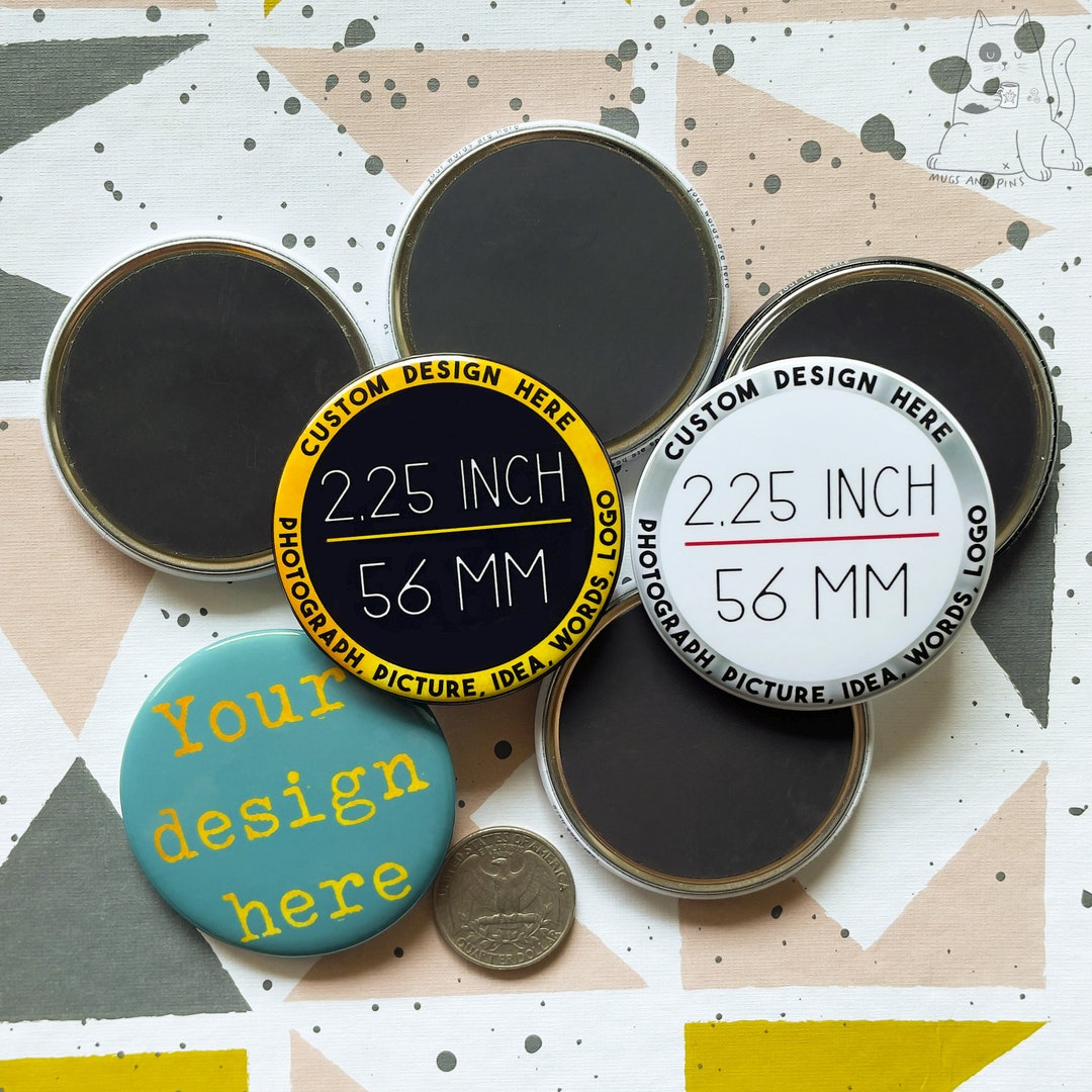 Custom Magnet Back, Custom Magnet 2.25 Inch, Custom Save the Date ...