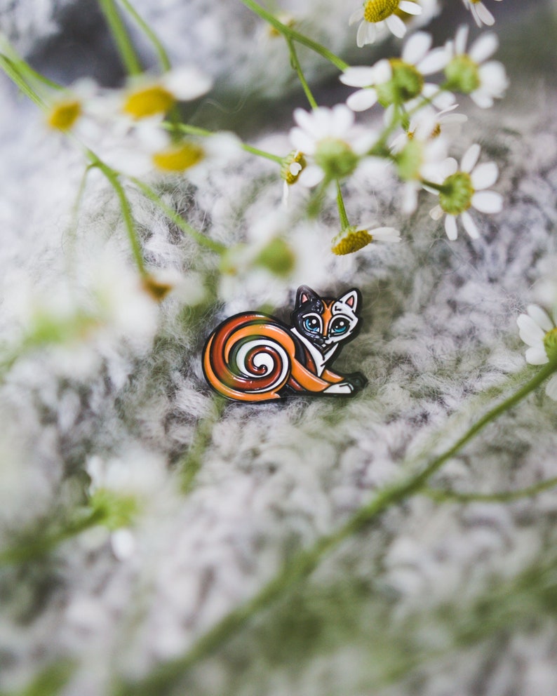 Cat Enamel Pin, Cute Cat Enamel Pin, Cat Pin, Cat Lady, Cats Lover ...