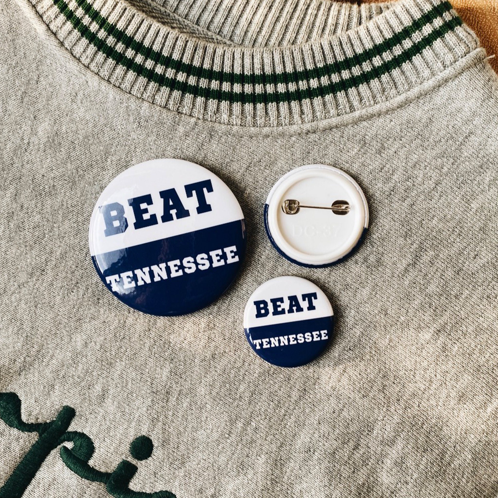 Game day custom pins University pins Football button Button | Etsy