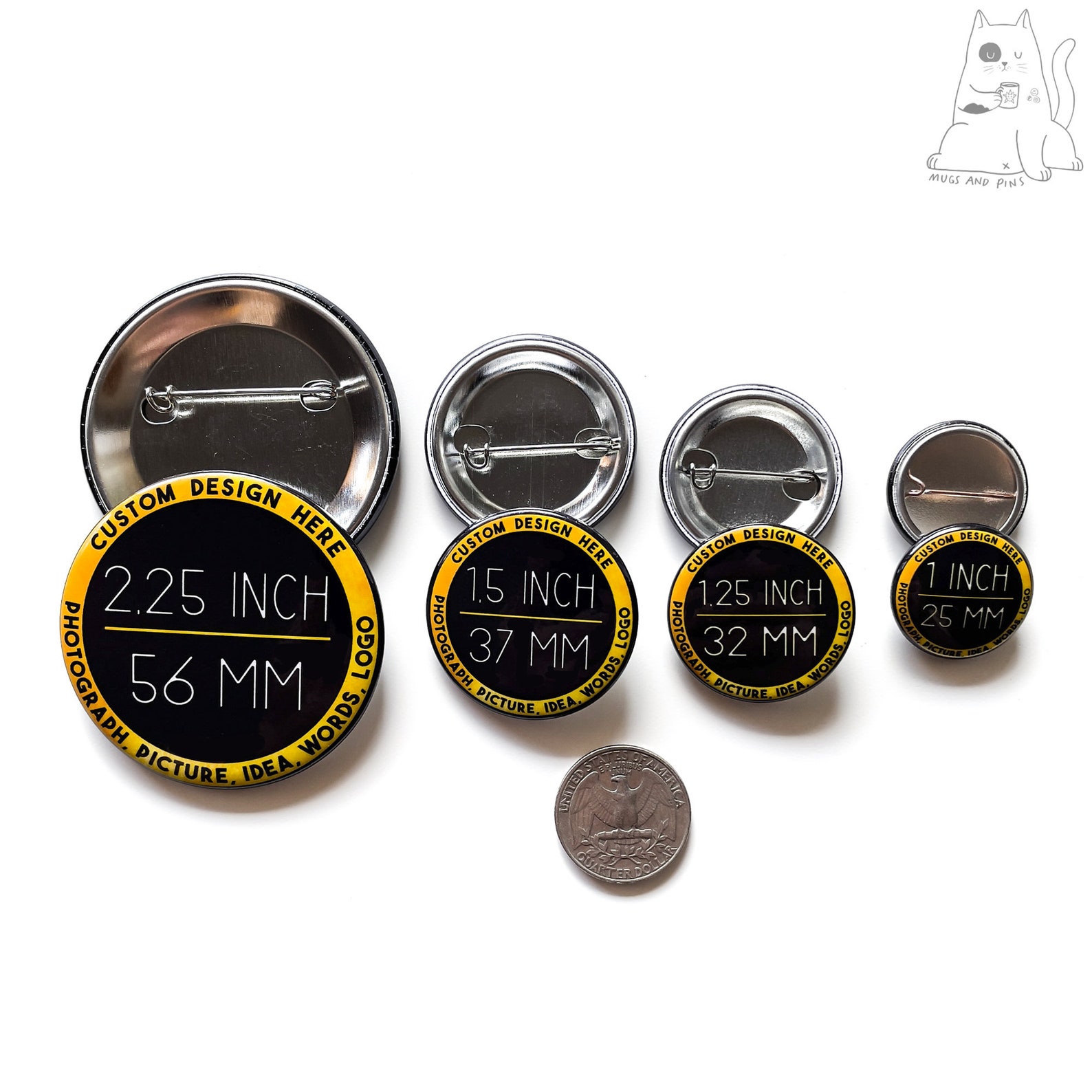 Memorial Button Pin Memory Pin Custom Photo Memorial Button | Etsy