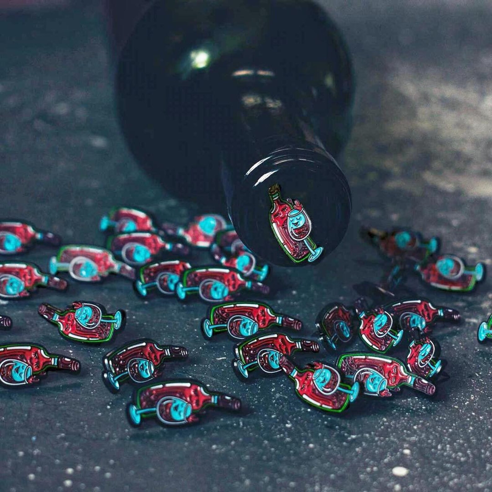 Wine Enamel Pin Red Wine Pin Wine Shop Wine Club Wine Pin | Etsy