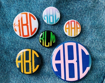 Monogram Pin Brooch - Etsy