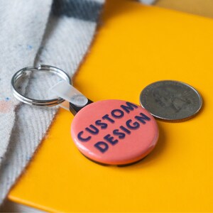 Personalized Keychain, Custom Photo and Text Key Ring, Personalized Key ...