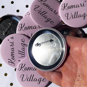 3 Inch Custom Buttons (custom Pins, Personalized Logo, Promotional ...