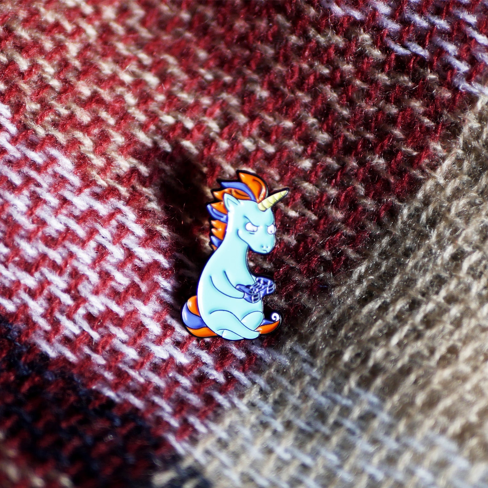 Gamer Enamel Pin Video Game Pin Lapel Pin Unicorn Enamel | Etsy