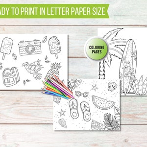 Summer Activity Pack and Games, Printable Fun for Kids - Etsy