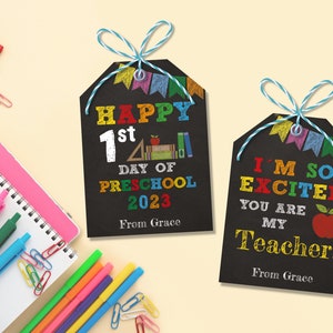 Back to School Teacher Gift Tag Printable Welcome Tags for - Etsy
