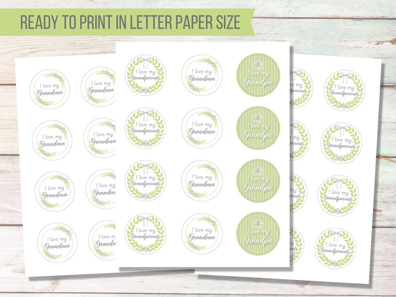 Grandparents Day Round Cookie Tag Happy Grandparents Day - Etsy