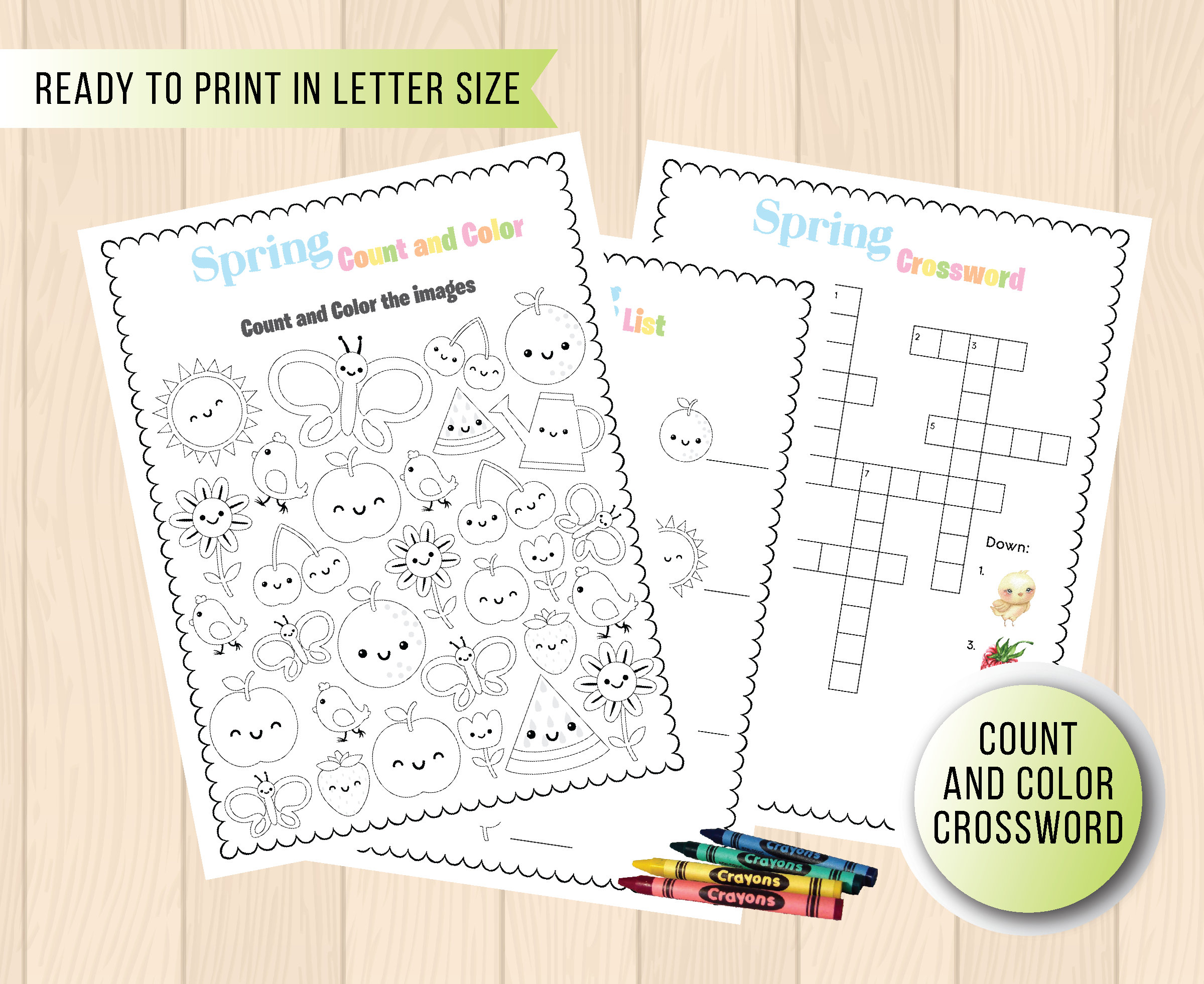Spring Printable Game Bundle Printable Bundle Activity Pack | Etsy