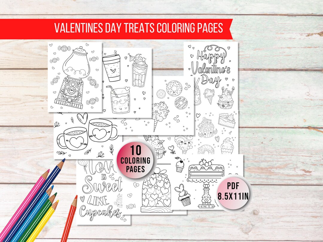 Happy Valentines Day Kids Coloring Pages, Classroom Printable Valentine ...