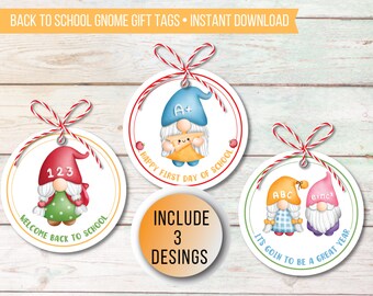 Back to School Teacher Gift Tag Printable Welcome Tags for | Etsy