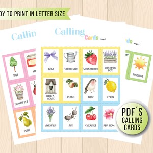 Spring Bingo Game for Kids, Printable Spring Educational Game, Spring ...