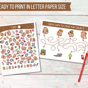 Capybara Party Games Bundle for Kids, Printable Birthday Activities - Etsy