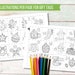 Christmas Advent Calendar Kids Coloring Page Christmas - Etsy