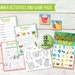 Spring Printable Game Bundle, Printable Bundle Activity Pack, Word ...