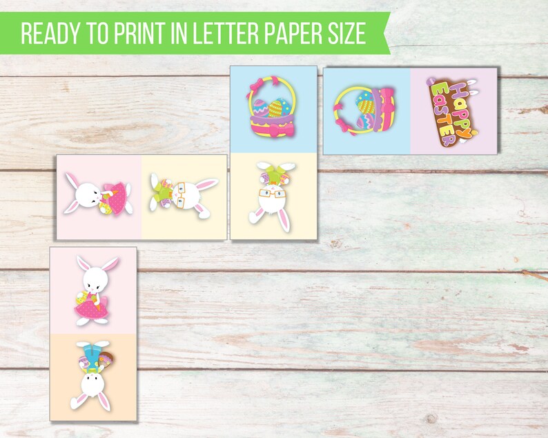 Printable Easter Dominoes Preschool Party Game Easter Gift - Etsy