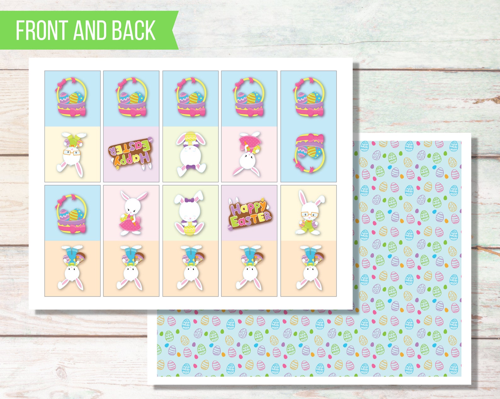 Printable Easter Dominoes Preschool Party Game Easter Gift - Etsy