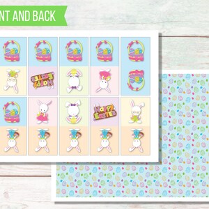 Printable Easter Dominoes Preschool Party Game Easter Gift - Etsy