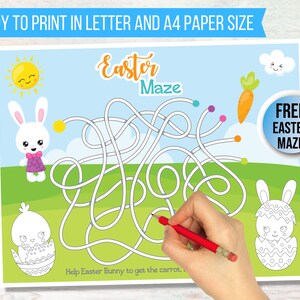 Easter Board Game for Kids, Easter Party Games for Family, Easter ...