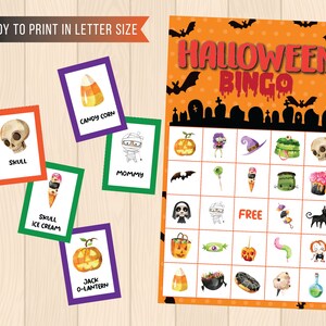 Halloween Bingo Printable Party Game 30 Players | Etsy