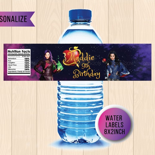 INSTANT DOWNLOAD Descendants 3 Party Favor Thank You Tags | Etsy Canada