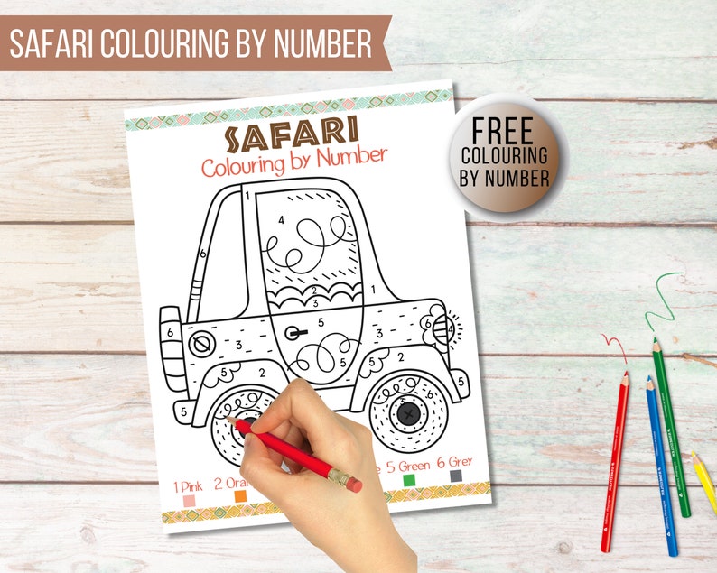 Safari Bingo Printable Game Safari Animals Party Game | Etsy