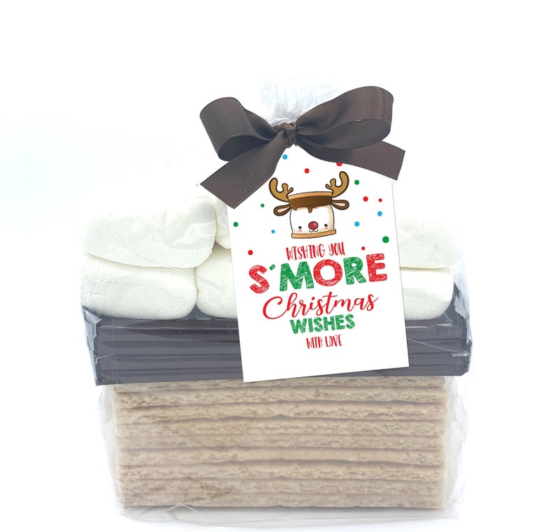 Smores Christmas Tag Printable Christmas S'mores Gift - Etsy