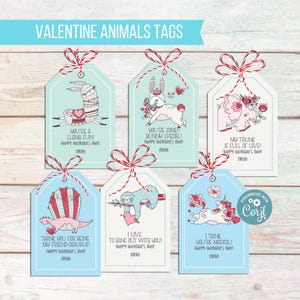 Valentines Day Printable Tag, Classroom Valentines, Valentine for Kids ...