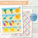 Summer Memory and Matching Game, Printable Beach Memory Game, Kids ...