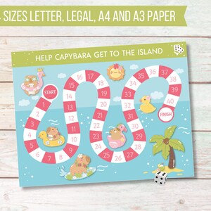 Capybara Games Bundle for Kids, Printable Summer Theme Activities - Etsy