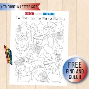 4th of July Bingo Cards, Printable Bingo for Independence Day, Fourth ...