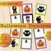Halloween Dominoes Game Printable Dominoes Game for Kids and - Etsy
