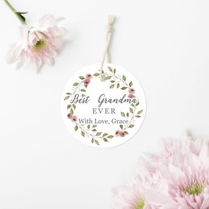 Happy Grandparents Day Cookie Tag 2 Inch Round, Grandparents Day Gift ...