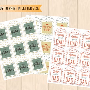 Happy Fathers Day Gift Tag Moustache Fathers Day Gift Favor - Etsy