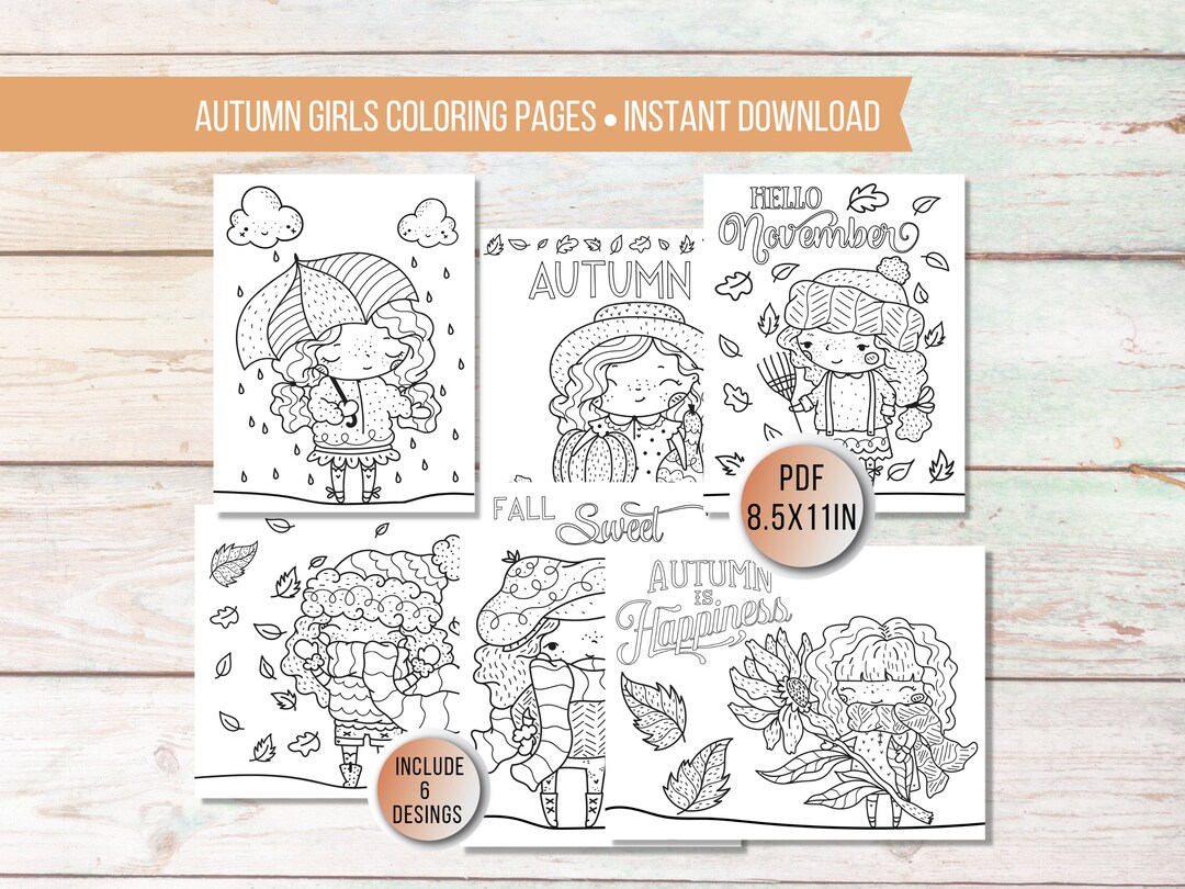 Autumn Coloring Pages for Kids | Printable Fall Coloring Pages for Kids ...