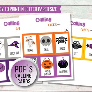 Printable Halloween Bingo Game for Kids, Halloween Party Game ...