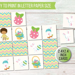 Printable Easter Memory Game Digital, Game for Kids, Fun Family Games ...